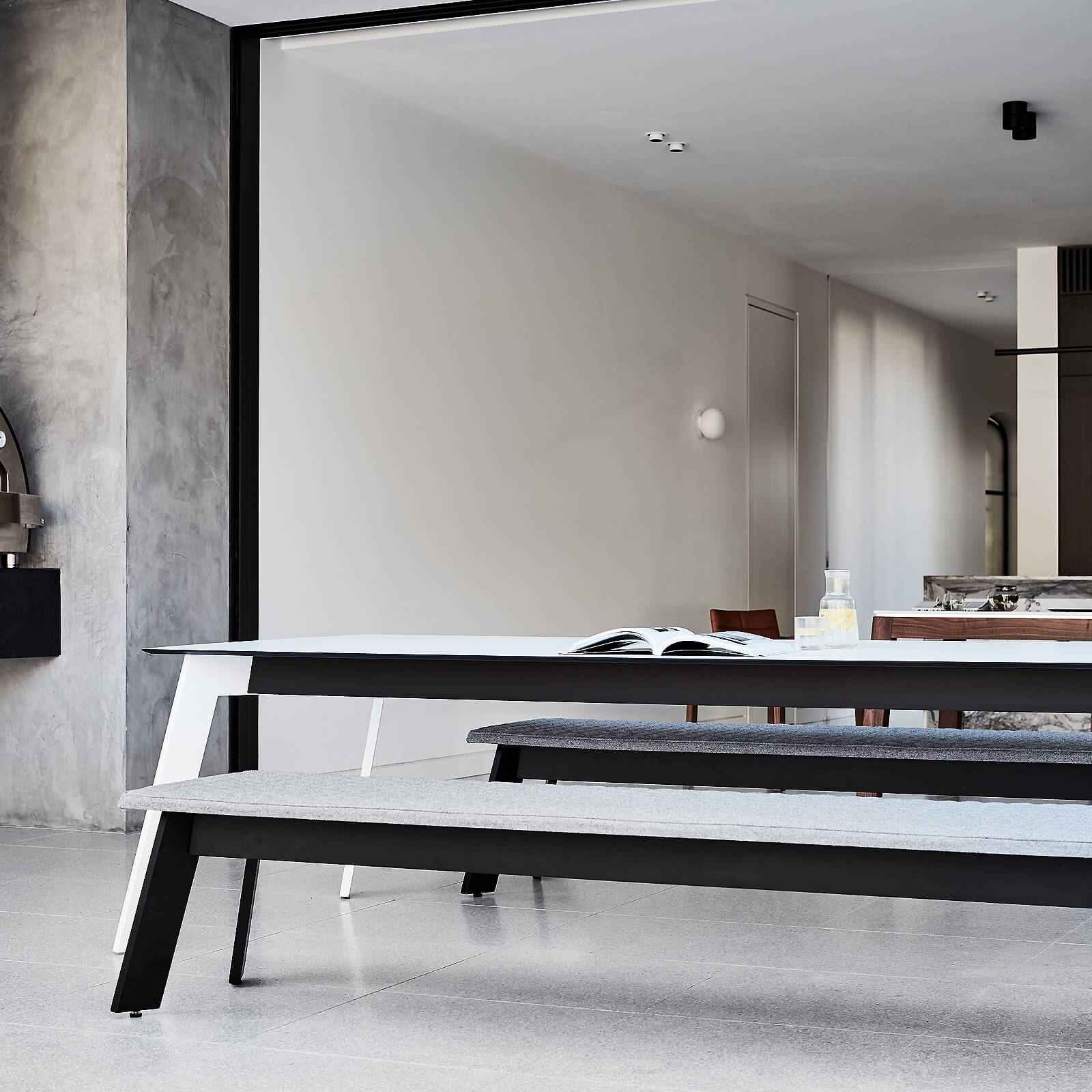 Designer outdoor bench seat for the unique Australian climate