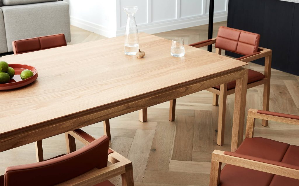 Modesto Table designer dining table is your next heirloom piece
