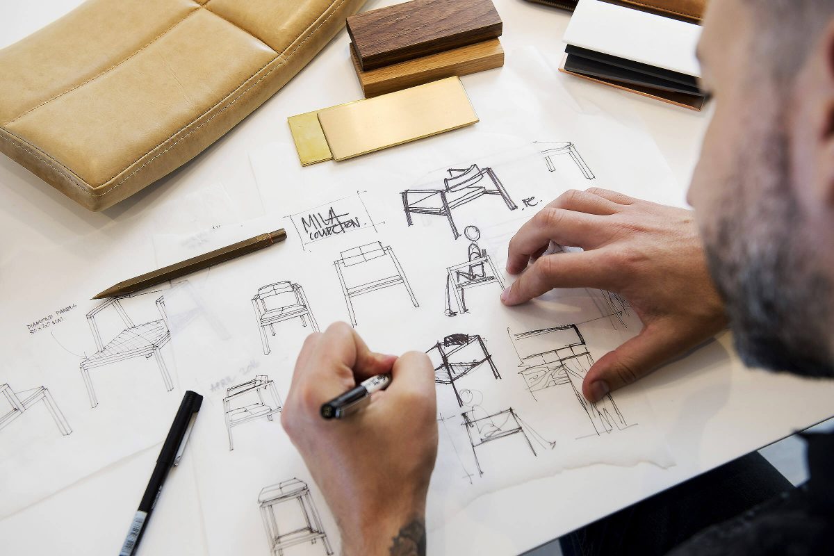 Our Mila Chair Designer Chair offers sophisticated comfort through its ...