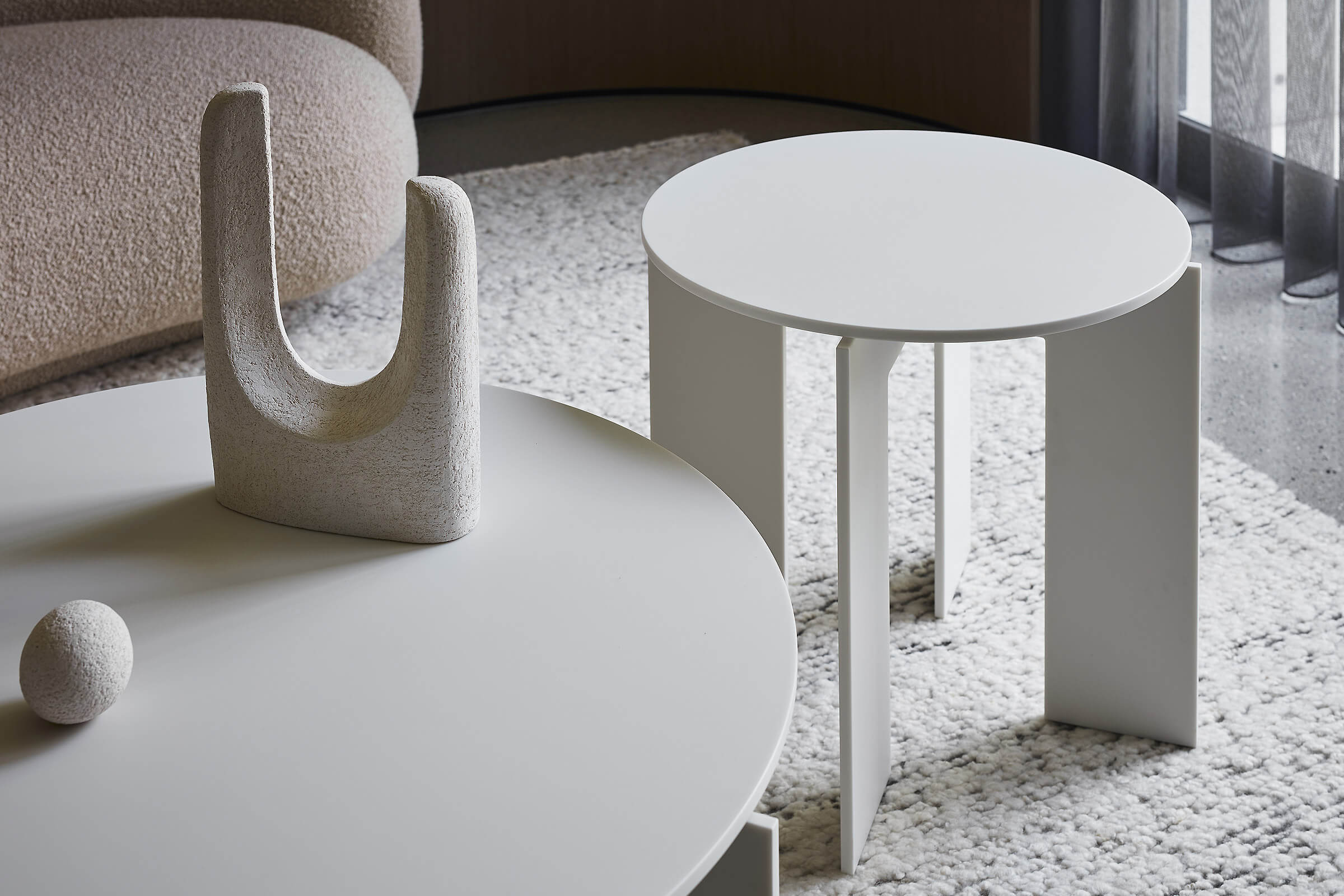 Corian modern side table | Australian award winner