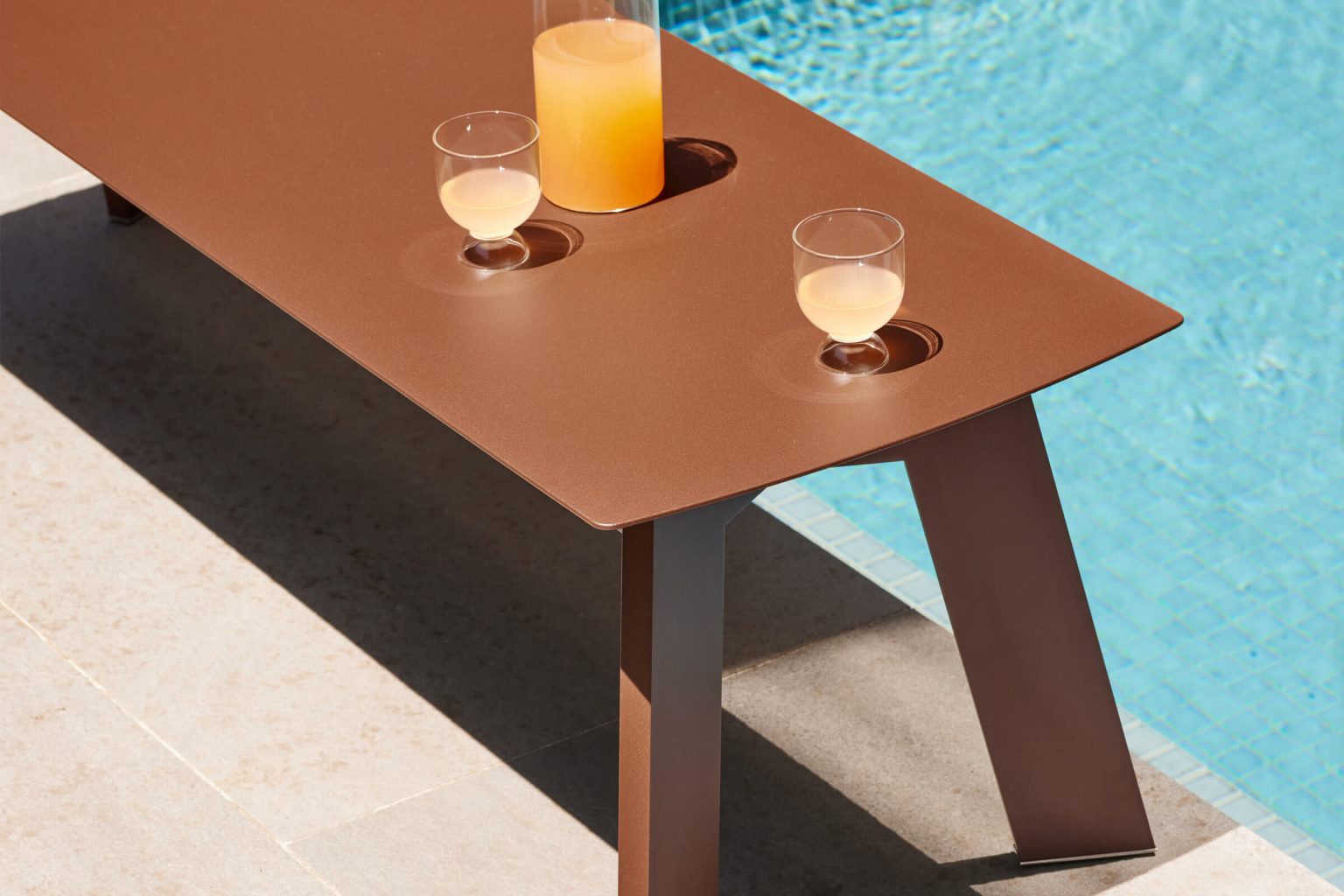 The Multi Outdoor Table outdoor dining table design is a salute to the ...