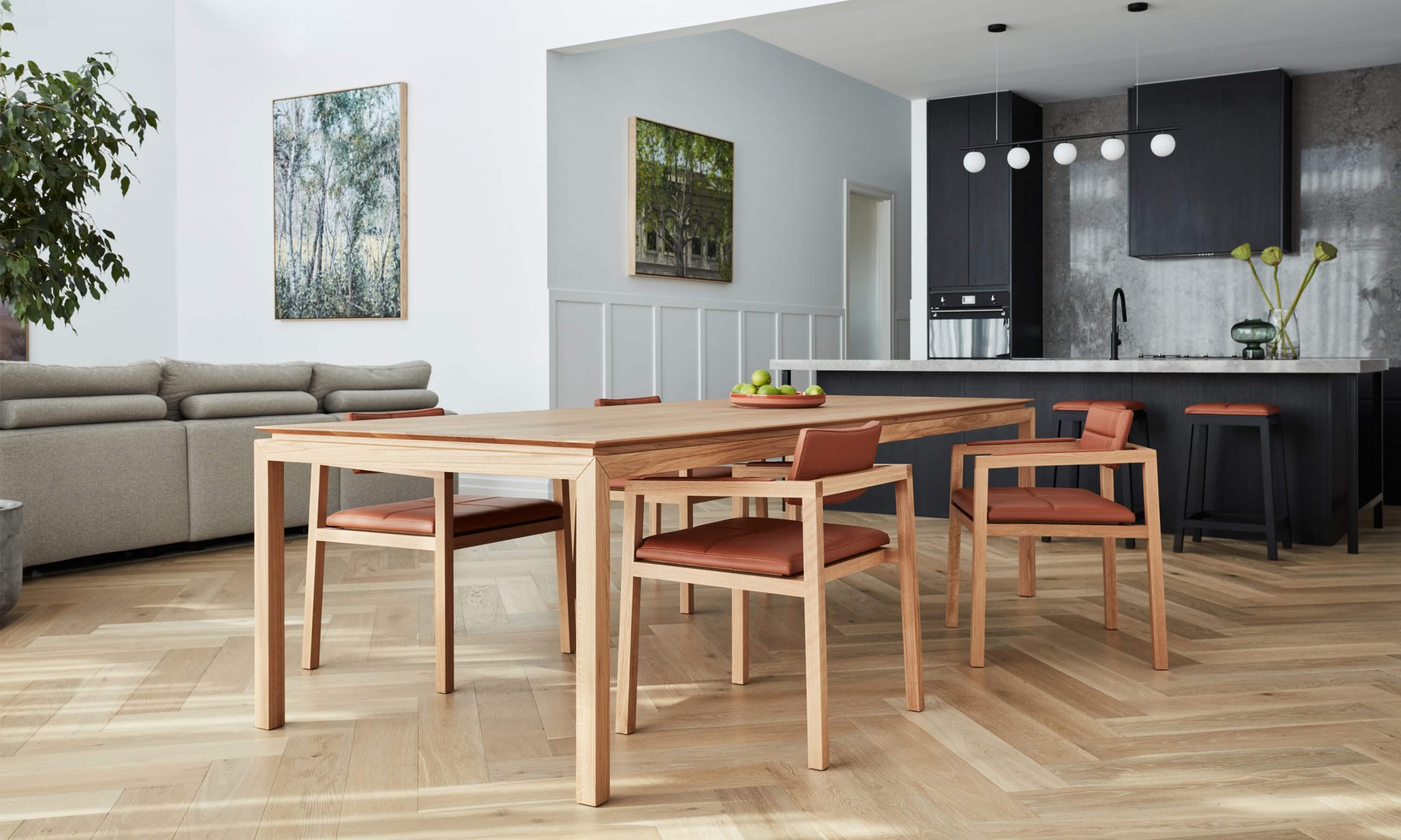 Modesto Table designer dining table is your next heirloom piece