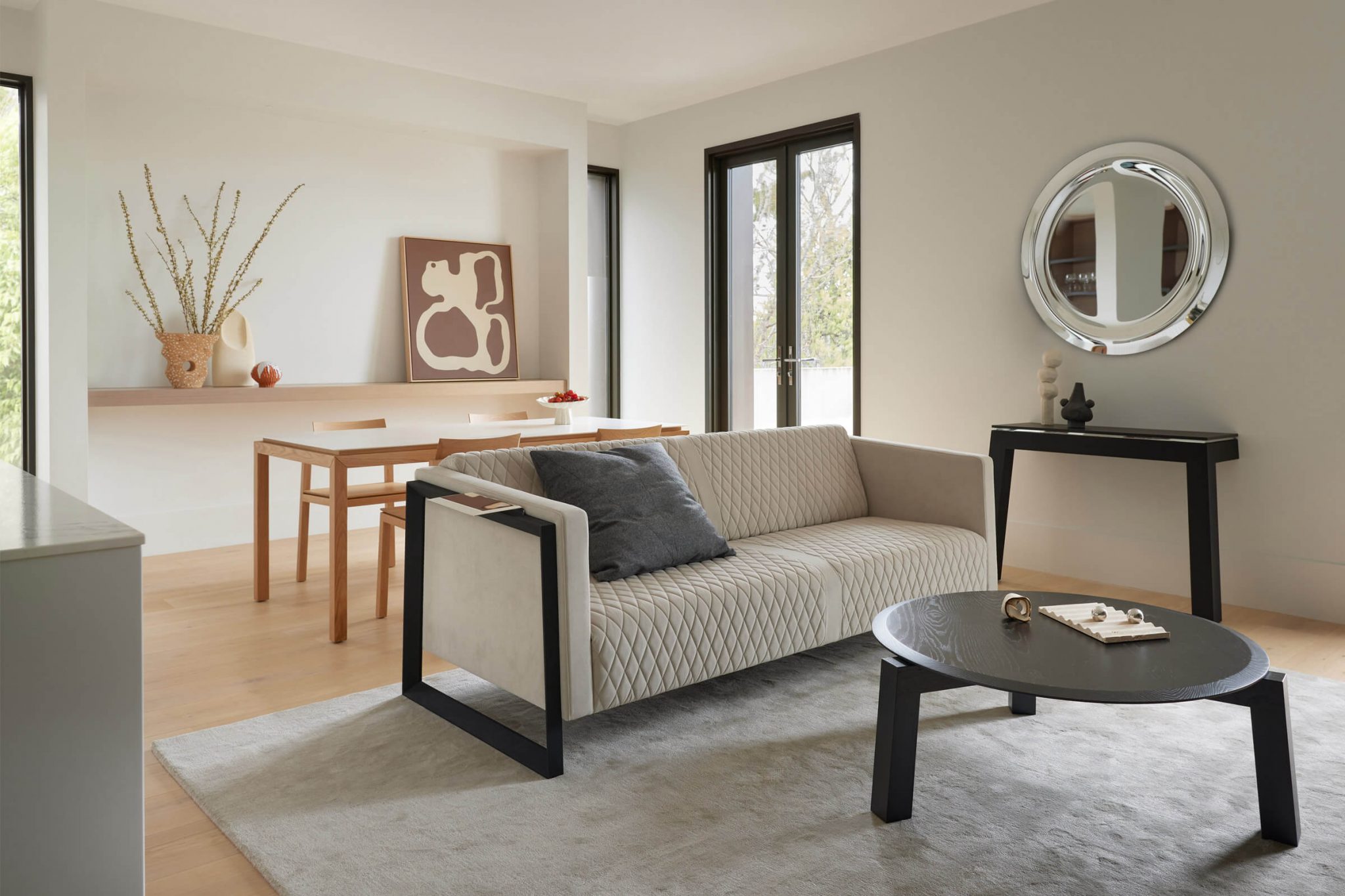 Inspire Your Space with the sculptural Mila designer console