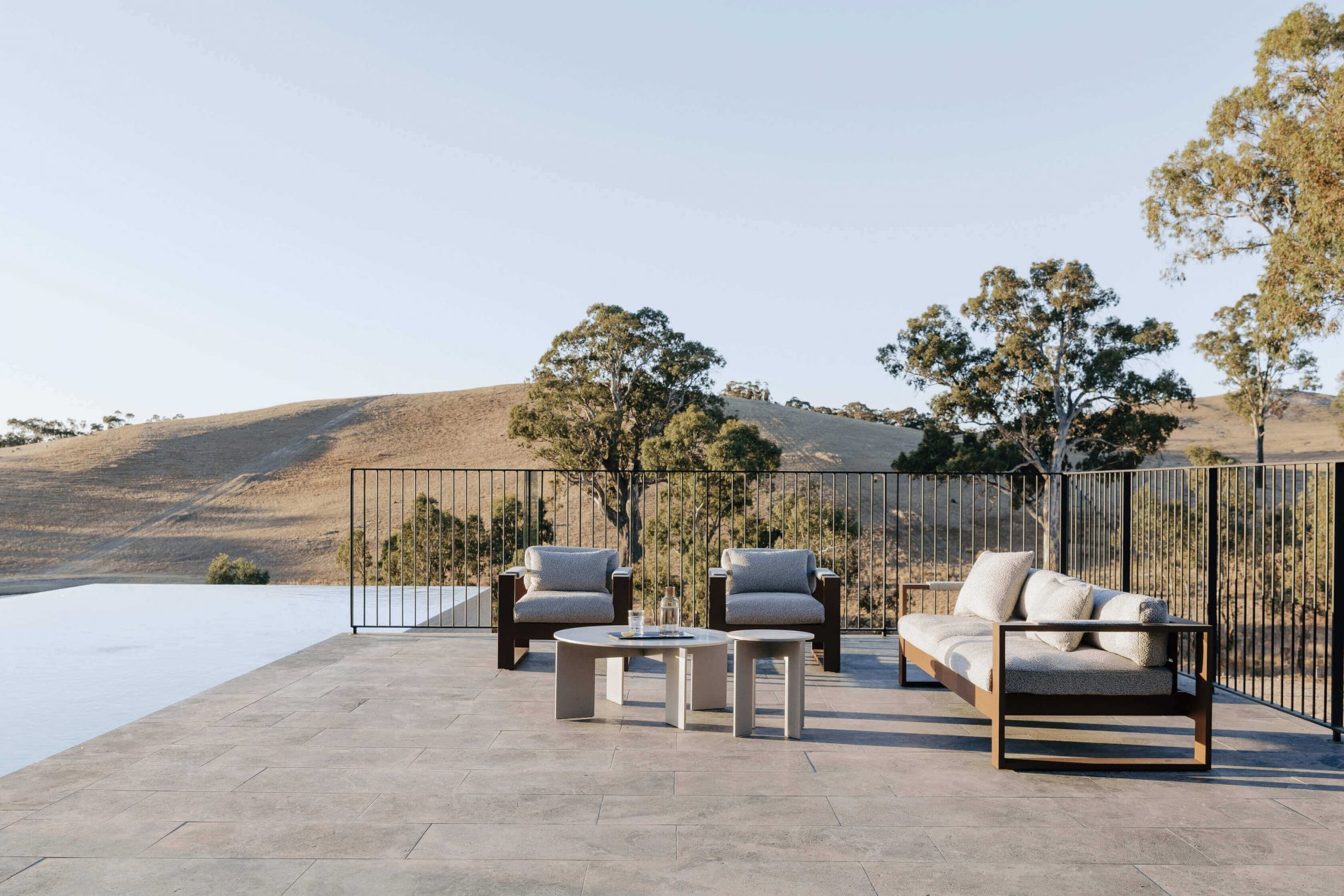 Vista outdoor sofa and outdoor armchair collection by Australian designers